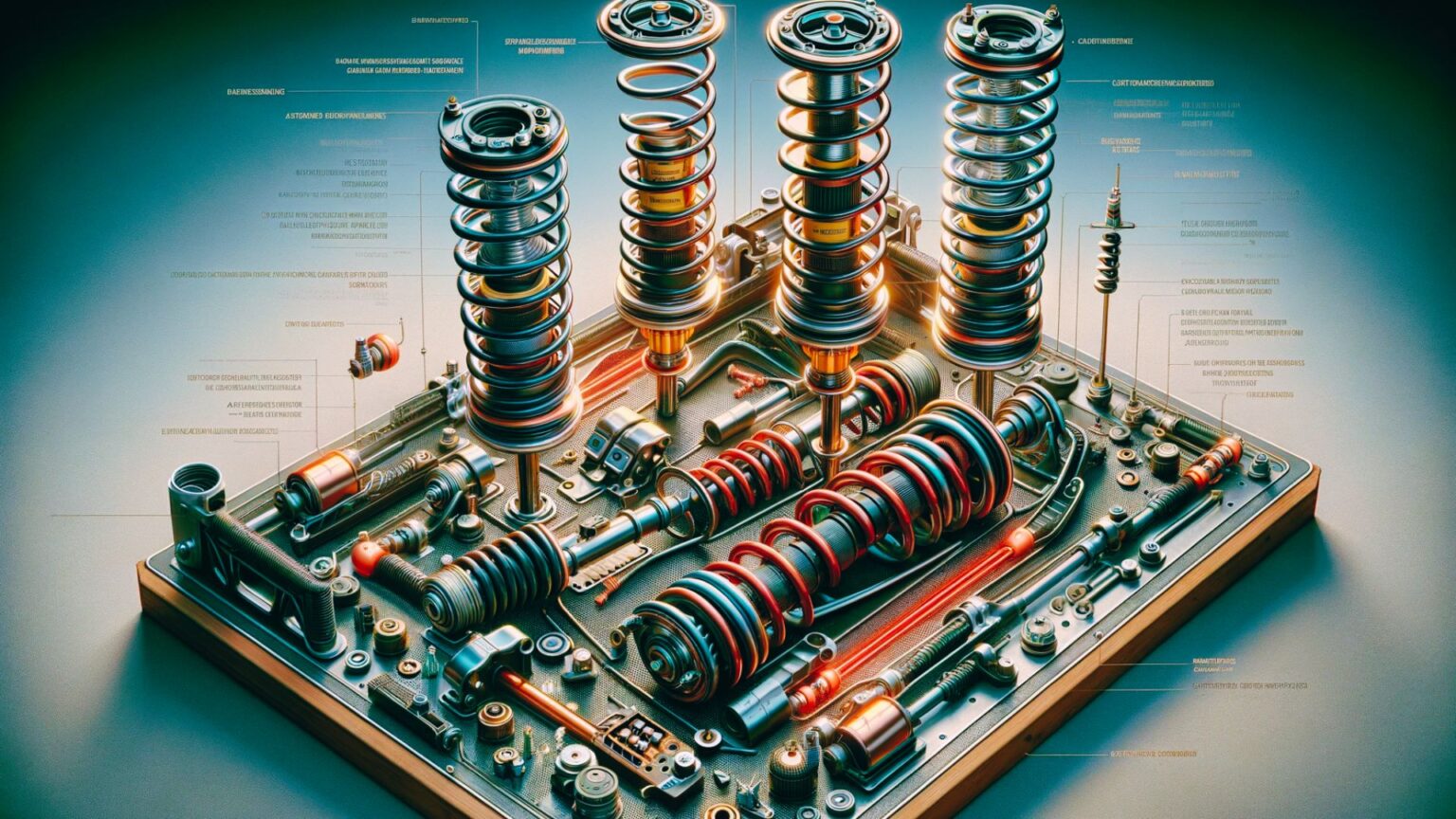 Vehicle Suspension Springs with Advanced Dampening